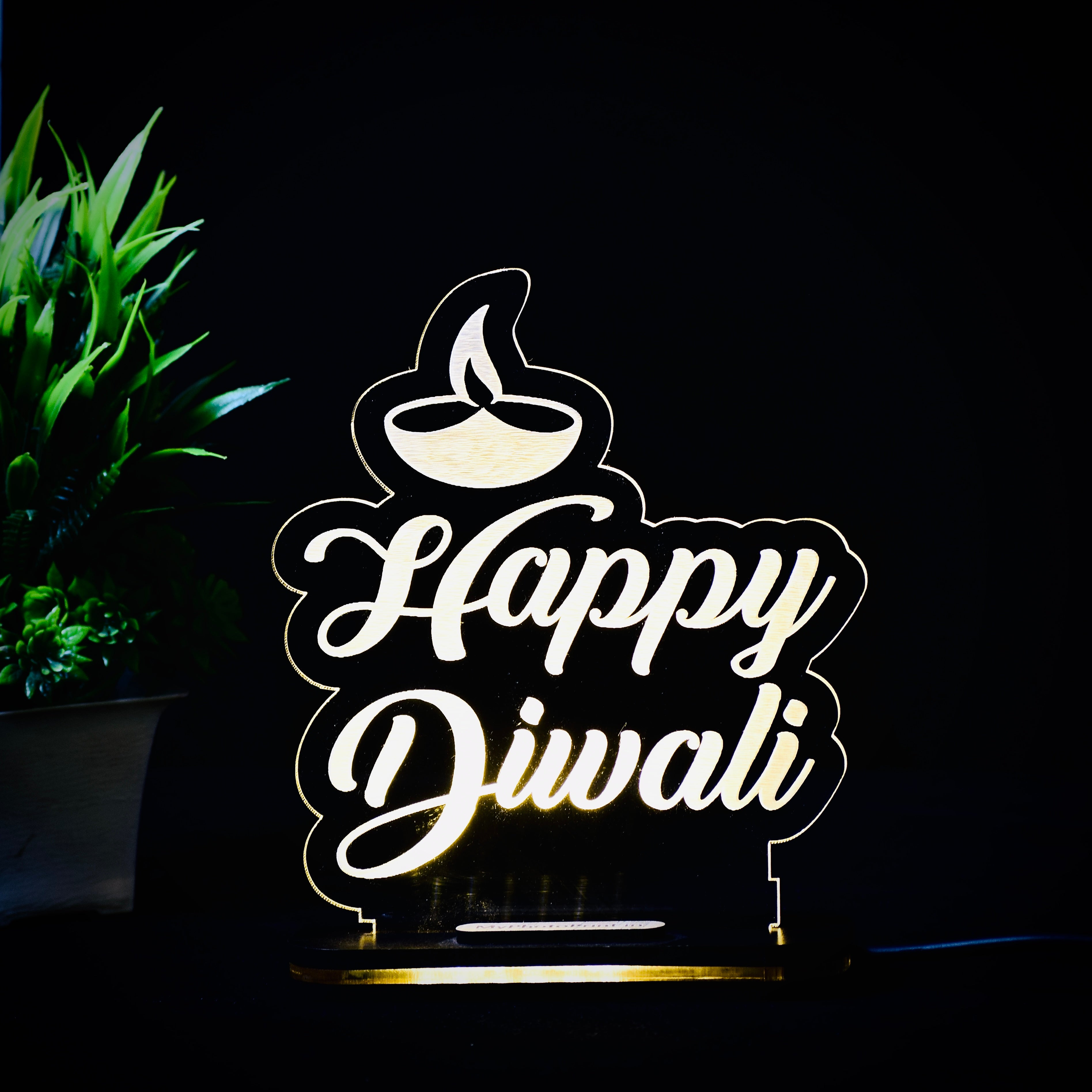 Festive Diwali Glow Lamp – MyPhotoPrint.in