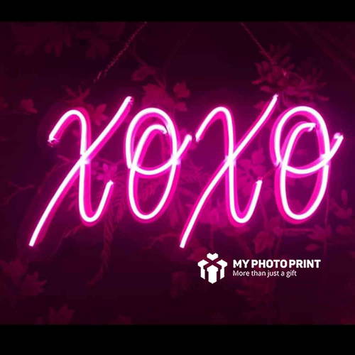 Neon Xoxo Led Neon Sign Decorative Lights Wall Decor – MyPhotoPrint.in