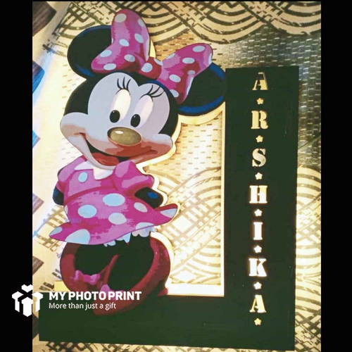 Customized Cartoon Character Led Wooden Name Board – MyPhotoPrint.in