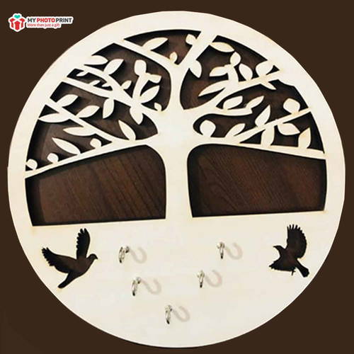 Wooden Tree Key Holder – MyPhotoPrint.in