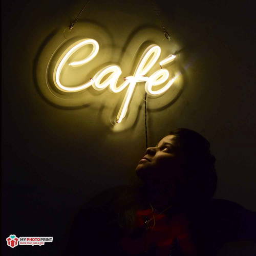 Neon Cafe Led Neon Sign Decorative Lights Wall Decor – MyPhotoPrint.in