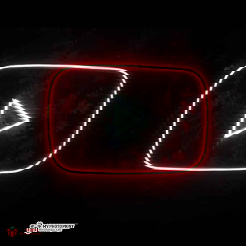 Neon Youtube Logo Led Neon Sign Decorative Lights Wall Decor ...