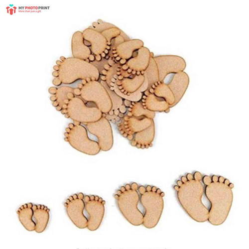 Cute Baby Feet Craft Shapes Mdf Wooden Craft Cutout Shapes & Patterns ...