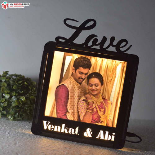 Customized Love Led Frame Box – MyPhotoPrint.in