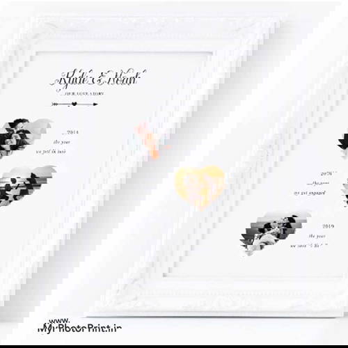 Customized Love Couple Photo Frame – MyPhotoPrint.in