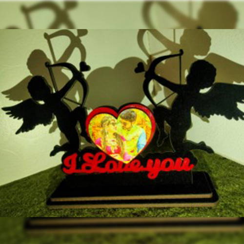 Customized Wooden Love Angel's – MyPhotoPrint.in