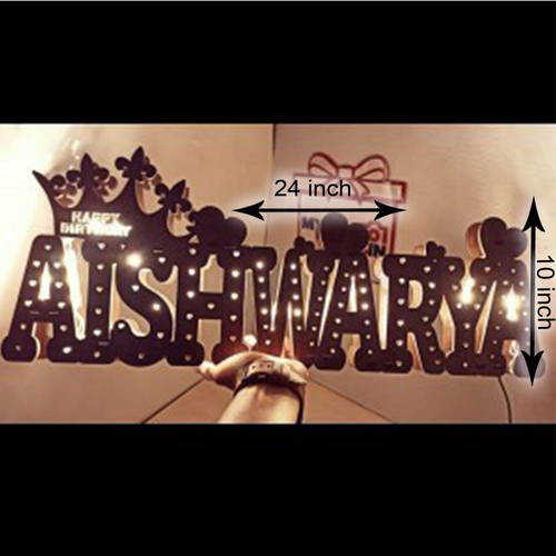 Customized Your Name Board Multicolor Led And Remote – MyPhotoPrint.in