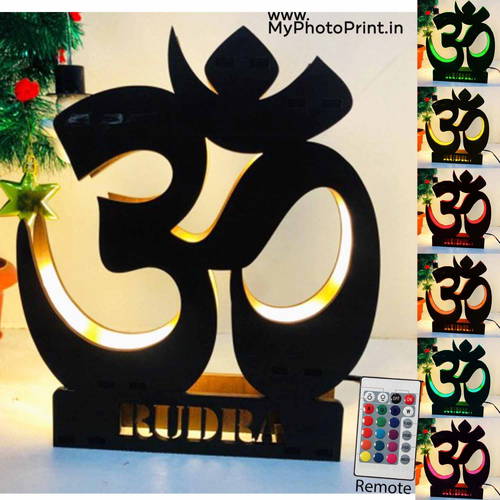 Customized Om Religious Name Board – MyPhotoPrint.in