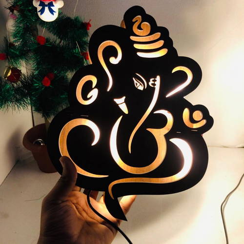 Ganesh Religious Board with Led Light – MyPhotoPrint.in