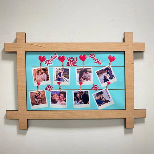 Customized Wooden Loving Memories Wall Frame – MyPhotoPrint.in