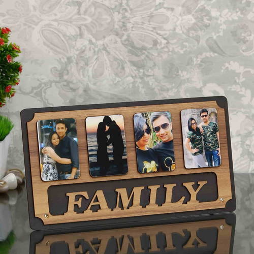 Personalized Wooden Family Frame – MyPhotoPrint.in