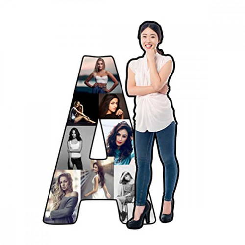 Customized Alphabet With Photo Table Top – MyPhotoPrint.in