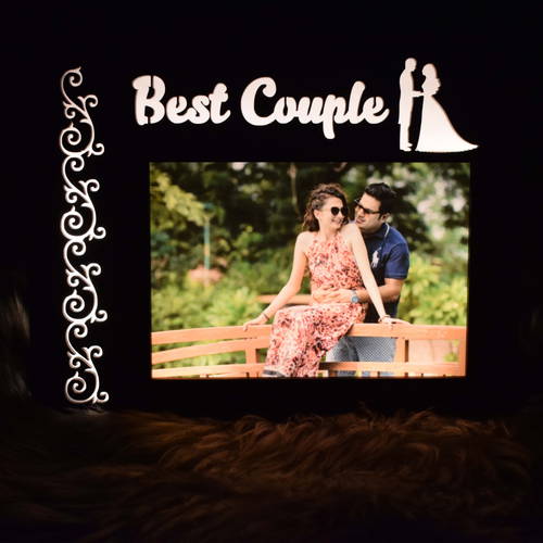 Customized Triangular Couple Gift Box Wooden Table Top/photo Personali ...