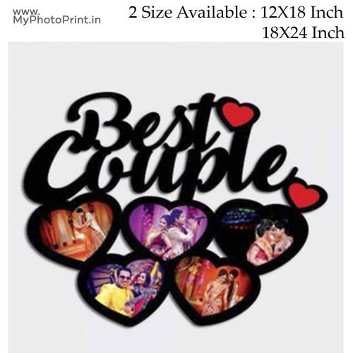 Best Couple Wooden Photo Frame/collage – MyPhotoPrint.in