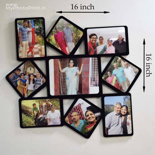 Customized Unique Cutout Multi Photo Frame/collage – MyPhotoPrint.in