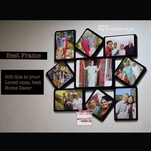 Customized Unique Cutout Multi Photo Frame/collage – MyPhotoPrint.in