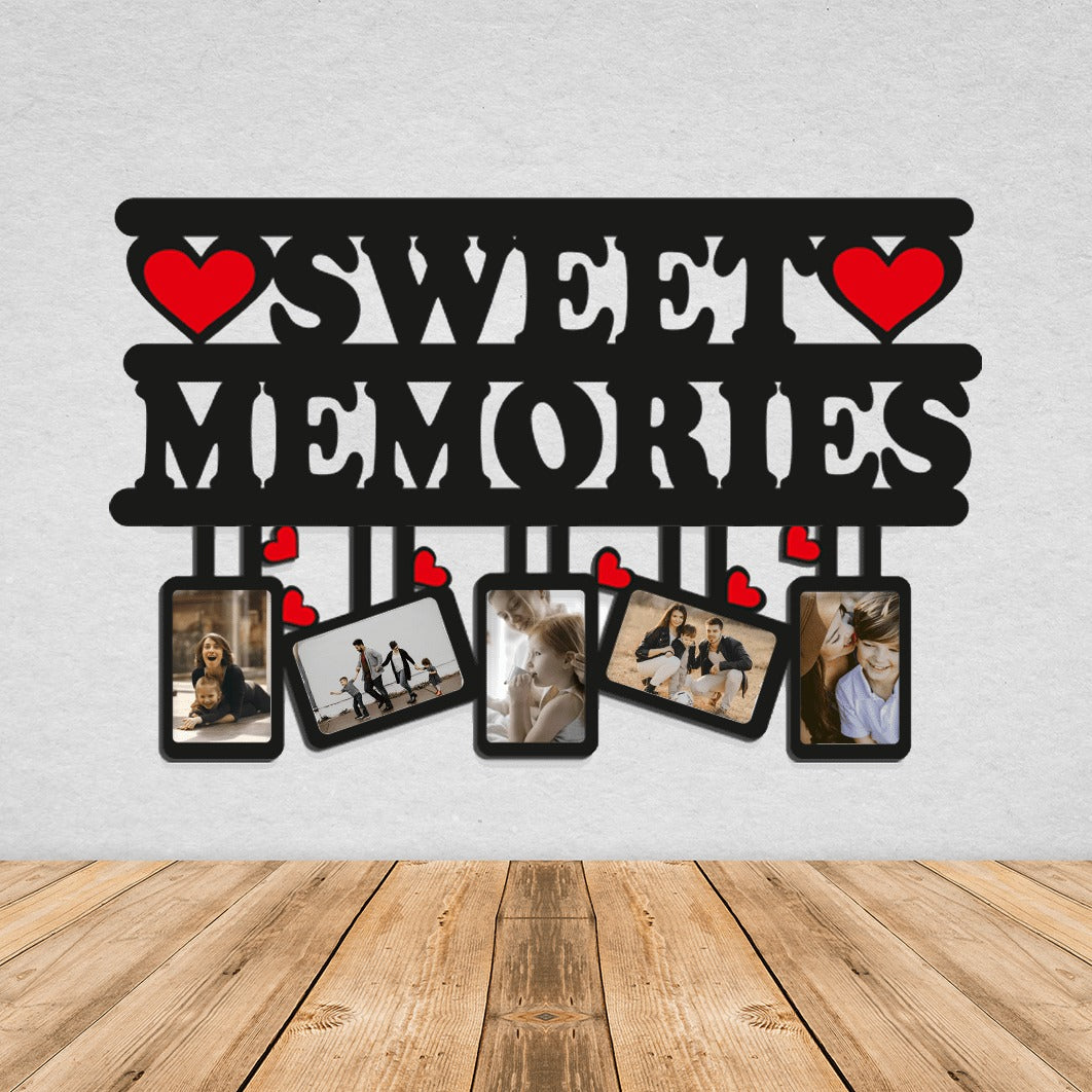 Personalized "Sweet Memories" Hanging Photo Frame – MyPhotoPrint.in