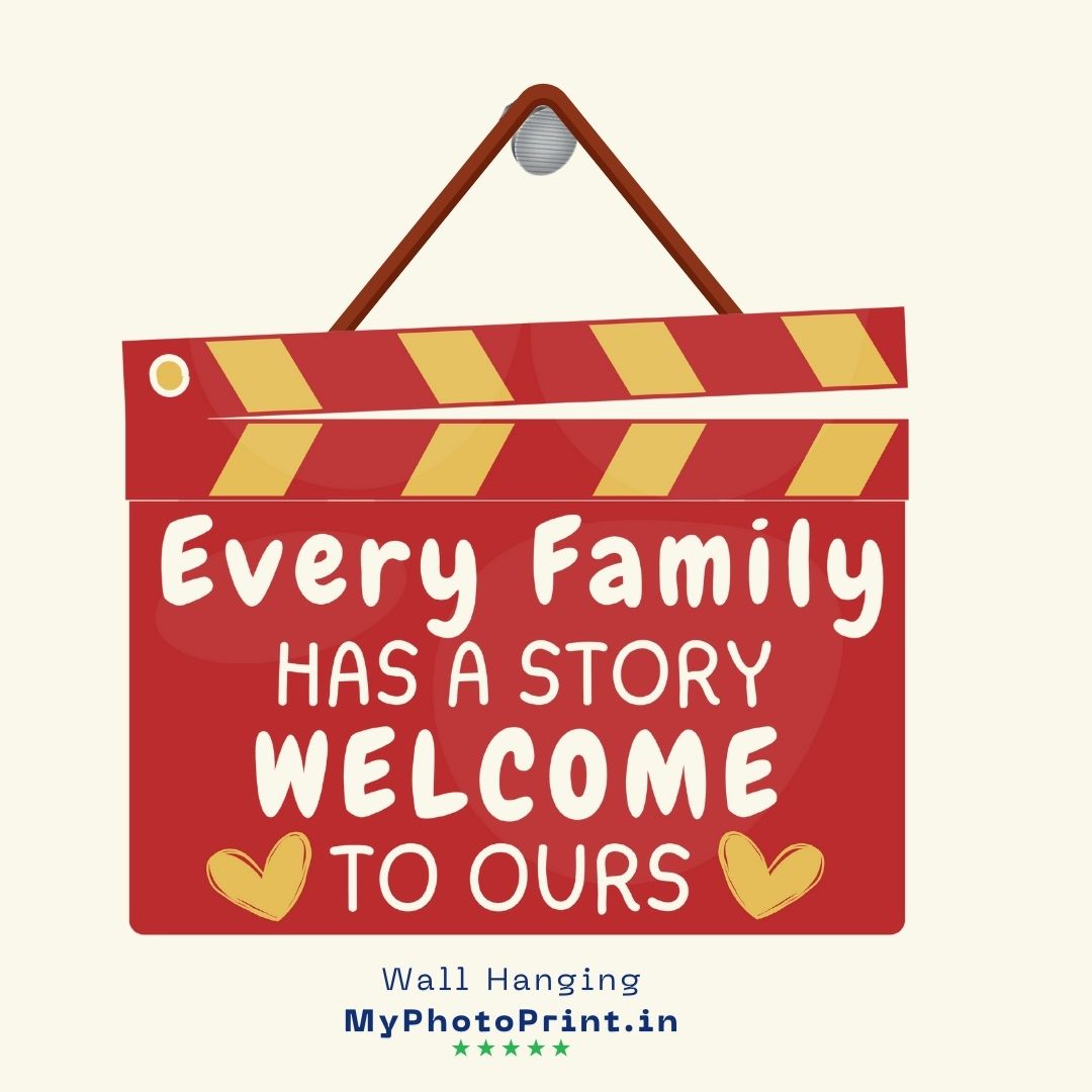 Family Home Wall Hanging | Name Plate | Entry Namaste Name Plate #16 ...