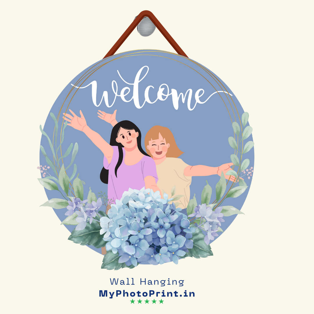 Welcome Home Wall Hanging | Name Plate | Entry Namaste Name Plate #28 ...