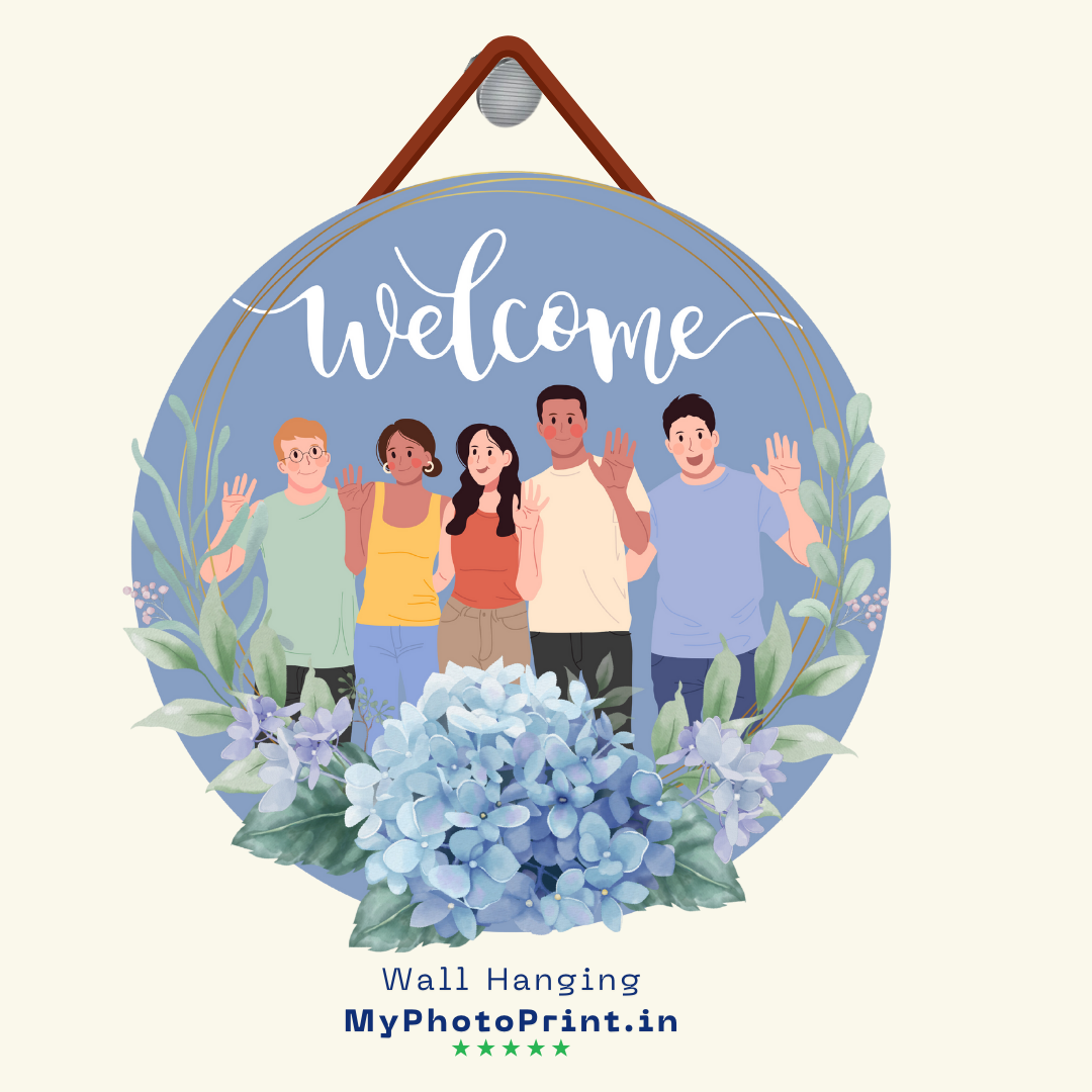 Welcome Home Wall Hanging | Name Plate | Entry Namaste Name Plate #29 ...